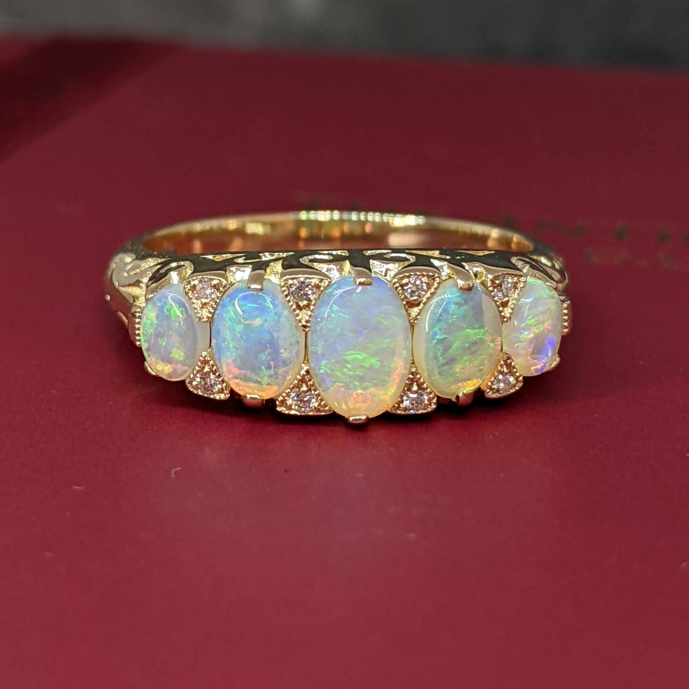 Coloured Gemstone Rings - The Antiques Room